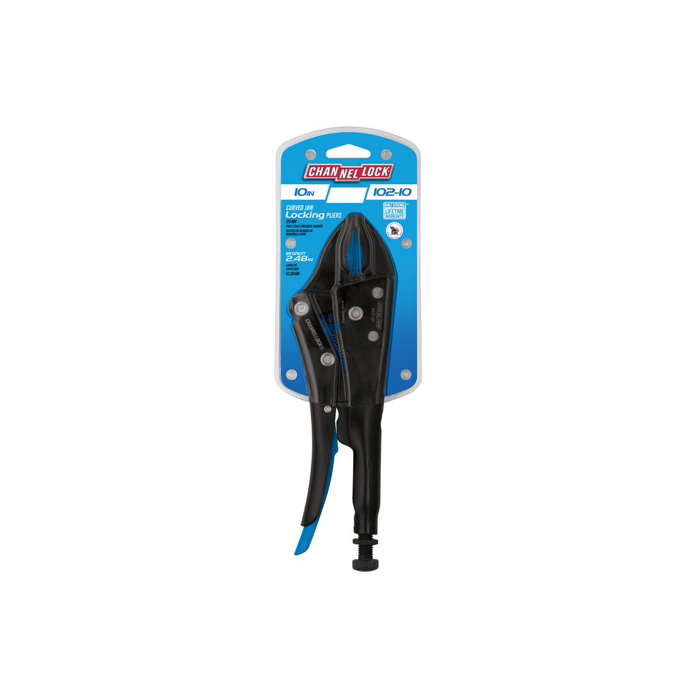 102-10 10-inch Curved Jaw Locking Pliers w/ Cutter | Shop CHANNELLOCK®